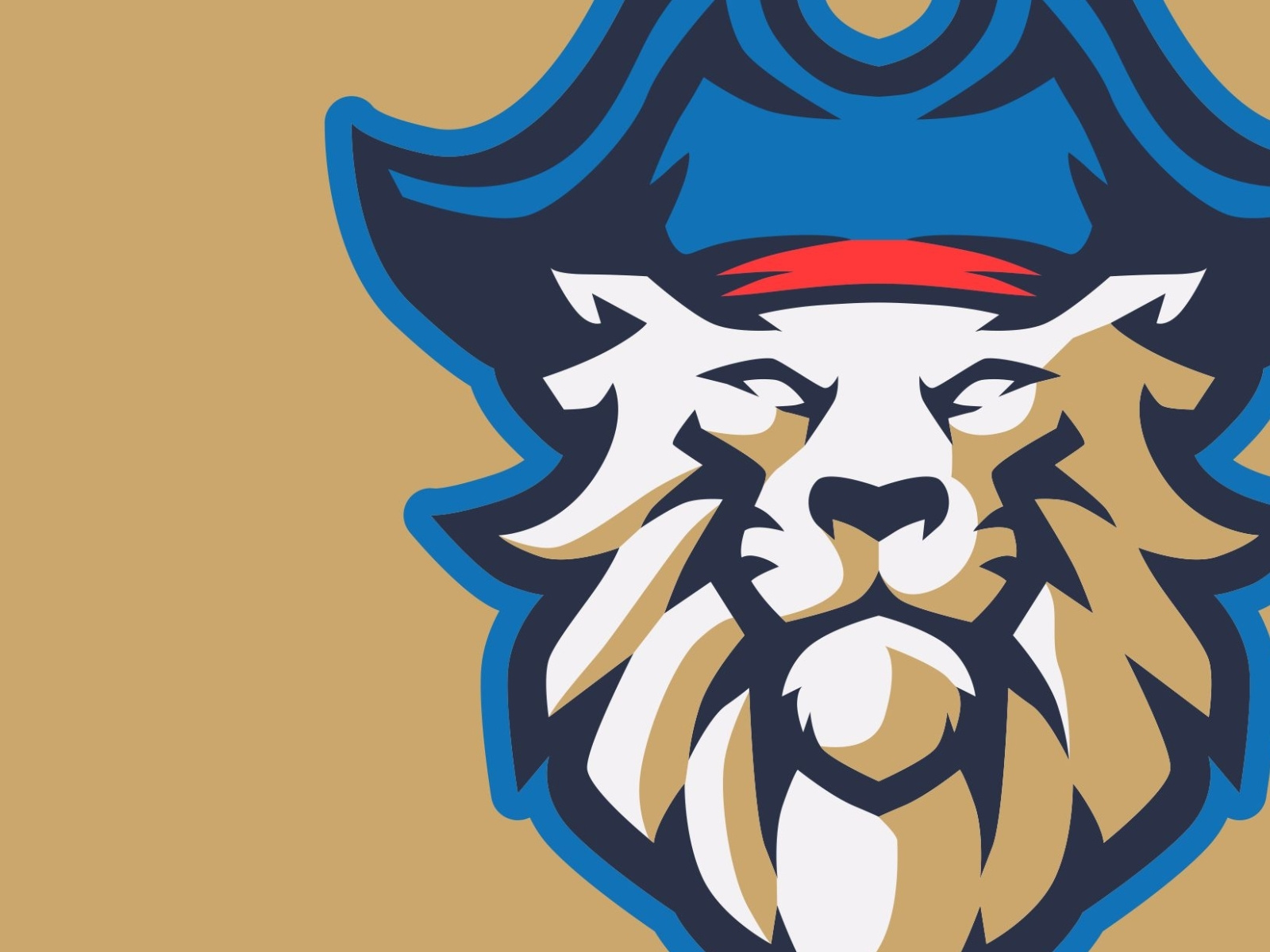 PIRATE LION by WAGZ DESIGN on Dribbble