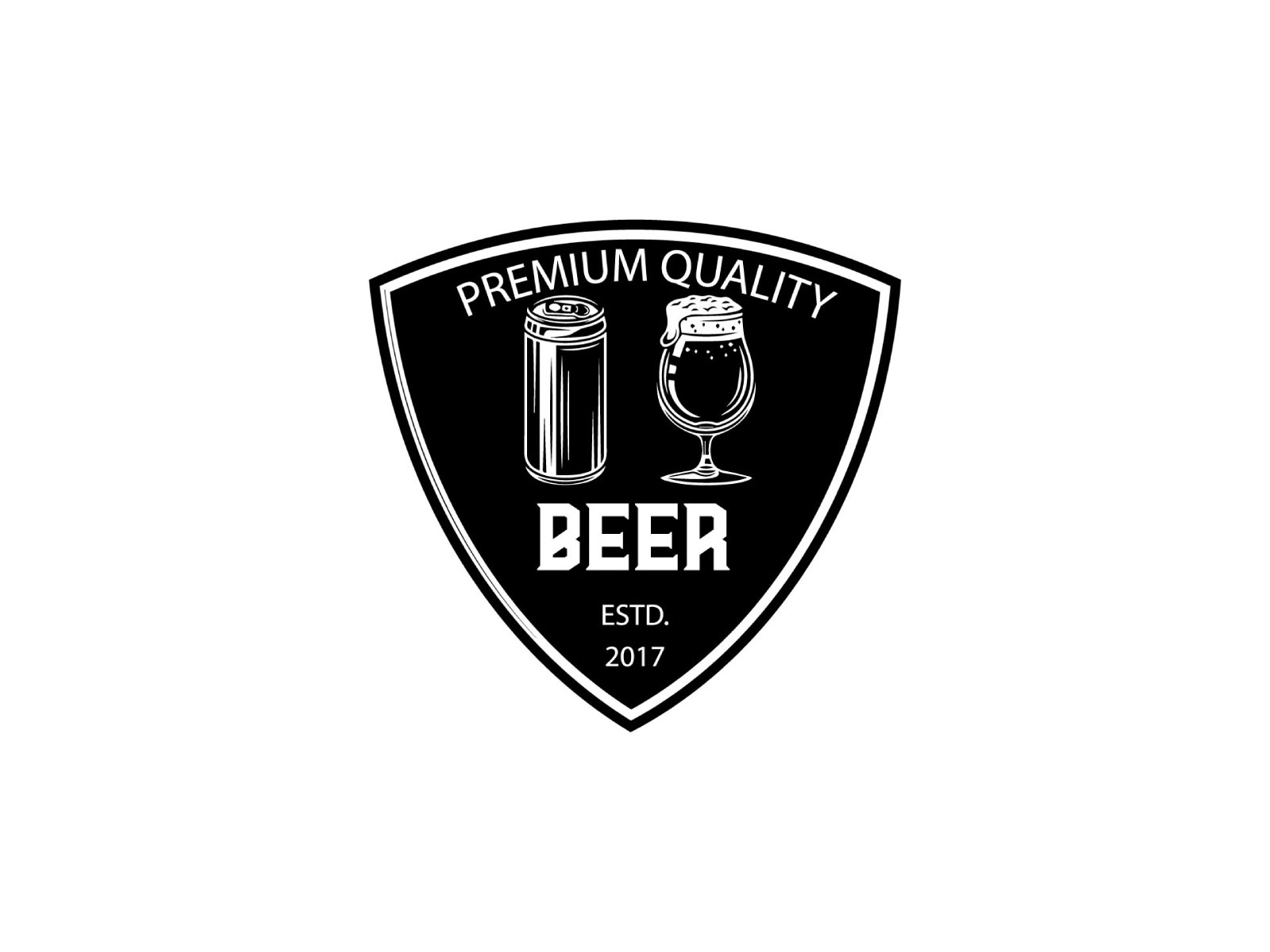 Beer logo design by Md Sufal on Dribbble