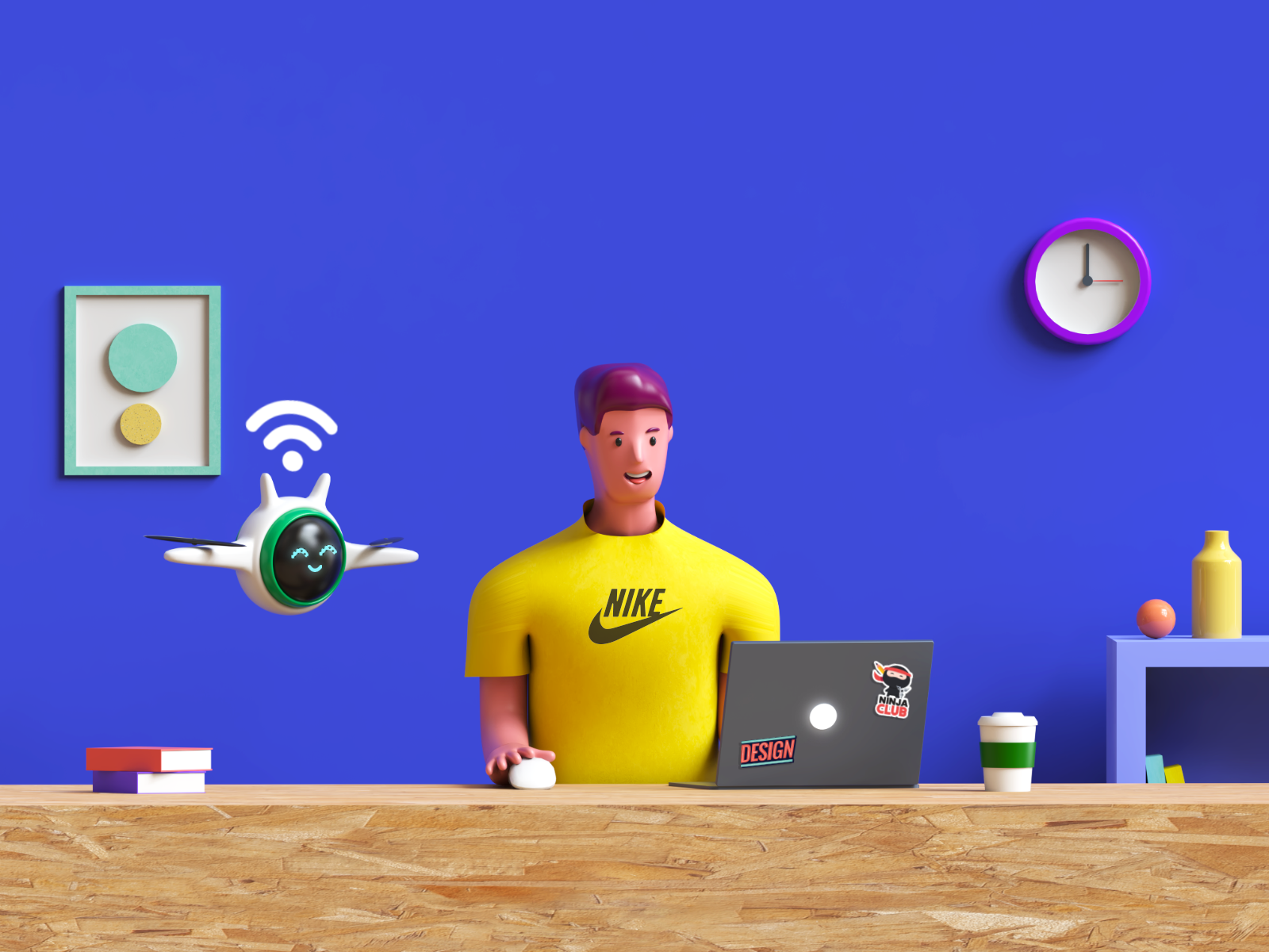 Helping bot by srinivas.design on Dribbble