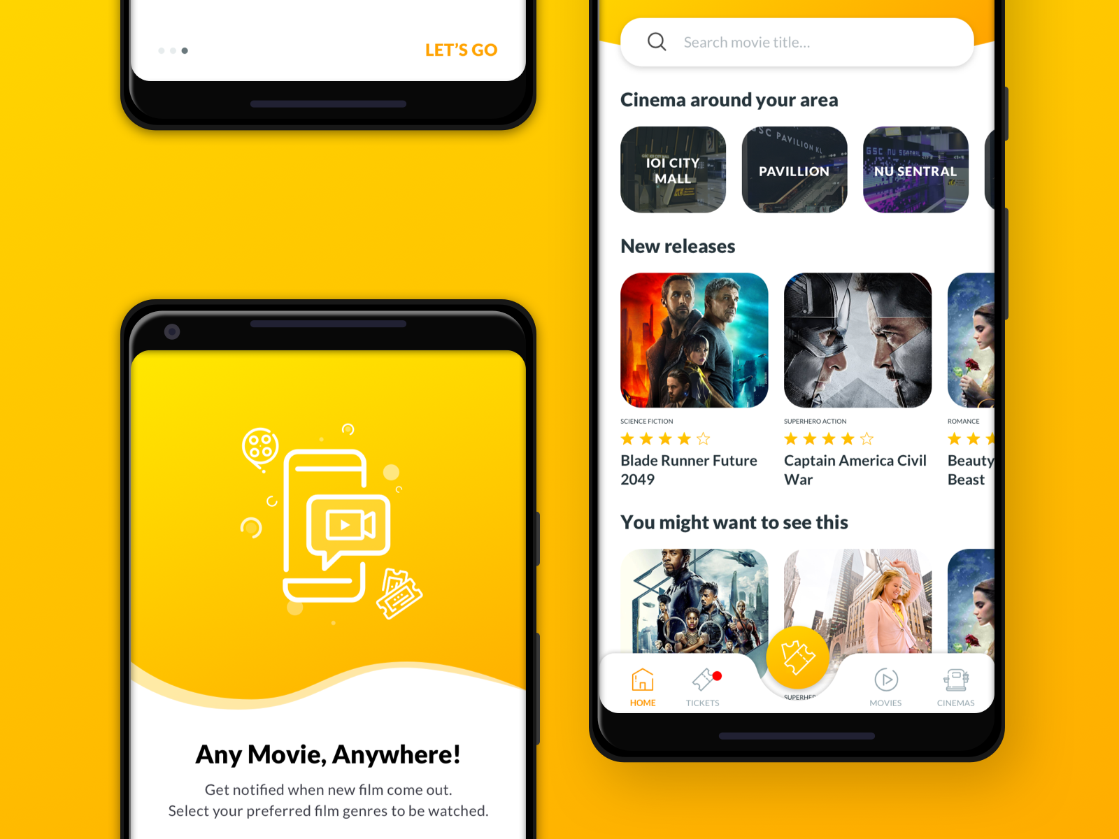 Cinema App by Farizul on Dribbble