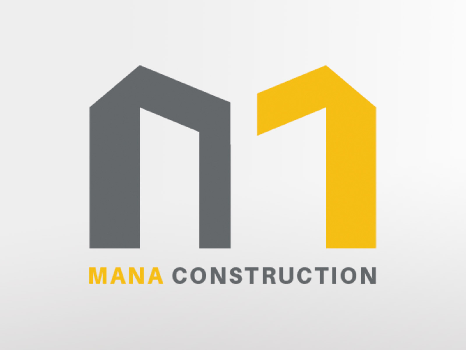 Logo Design for Mana Construction Company by Maryam Sh on Dribbble