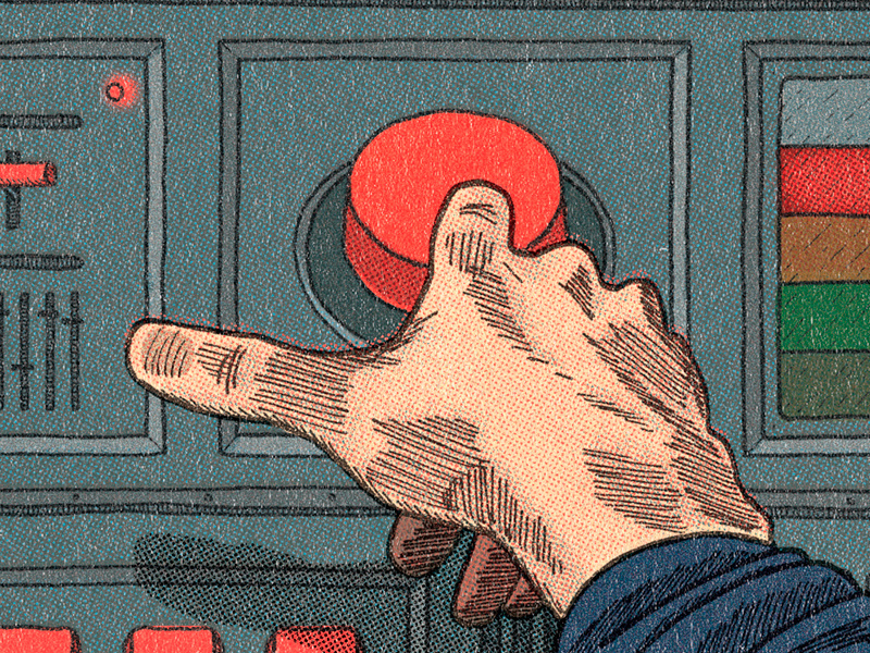 Big Red Button by Matthew Young on Dribbble