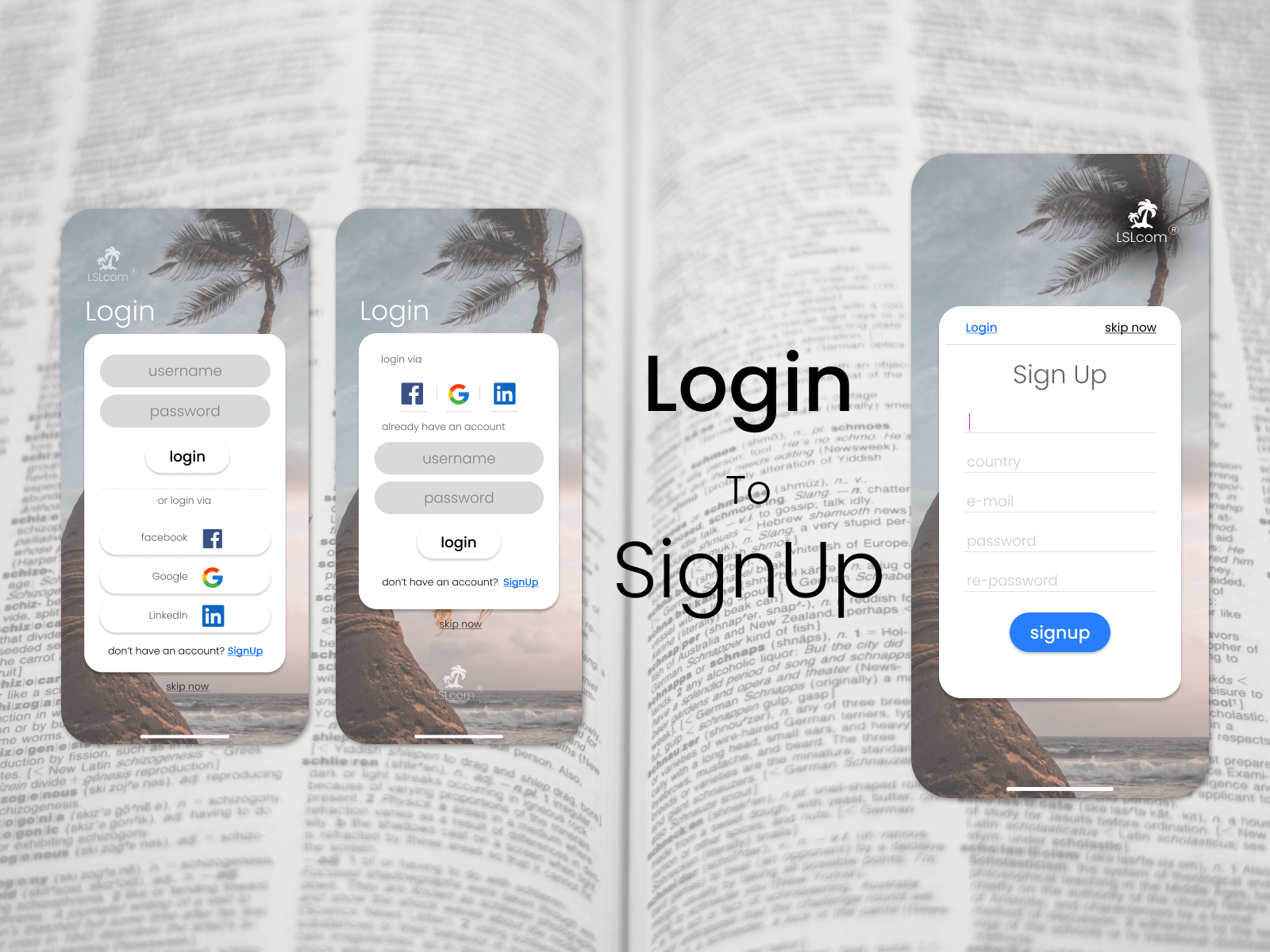 Login to SignUp by Nipun_Gunawardena on Dribbble
