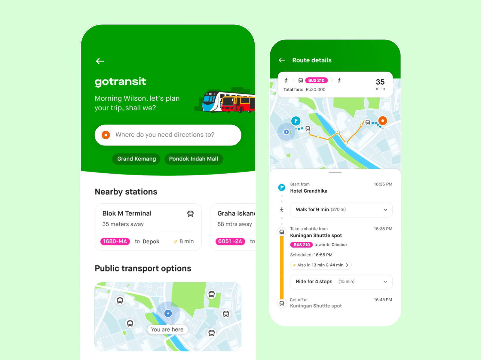 GoTransit - Gojek by Gojek Design on Dribbble