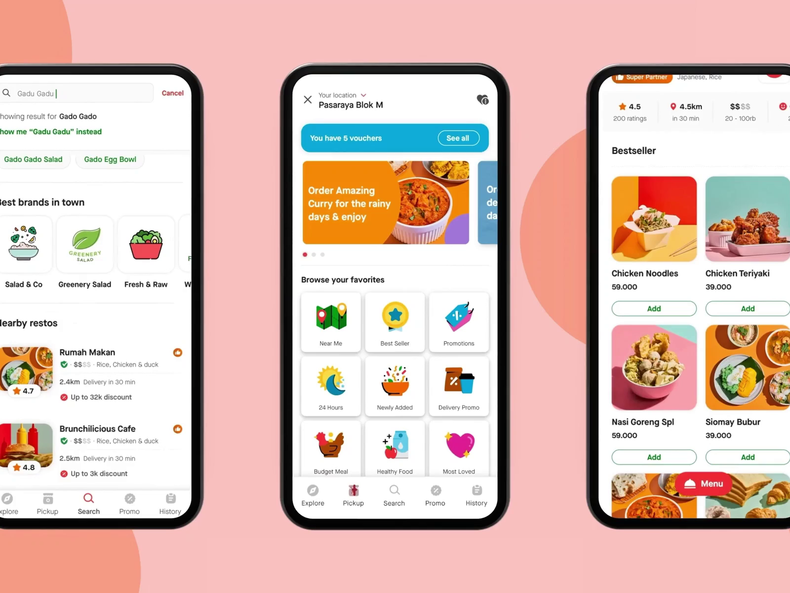 New GoFood - Gojek by Gojek Design on Dribbble