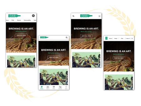 Mobile Navigation designs, themes, templates and downloadable graphic ...