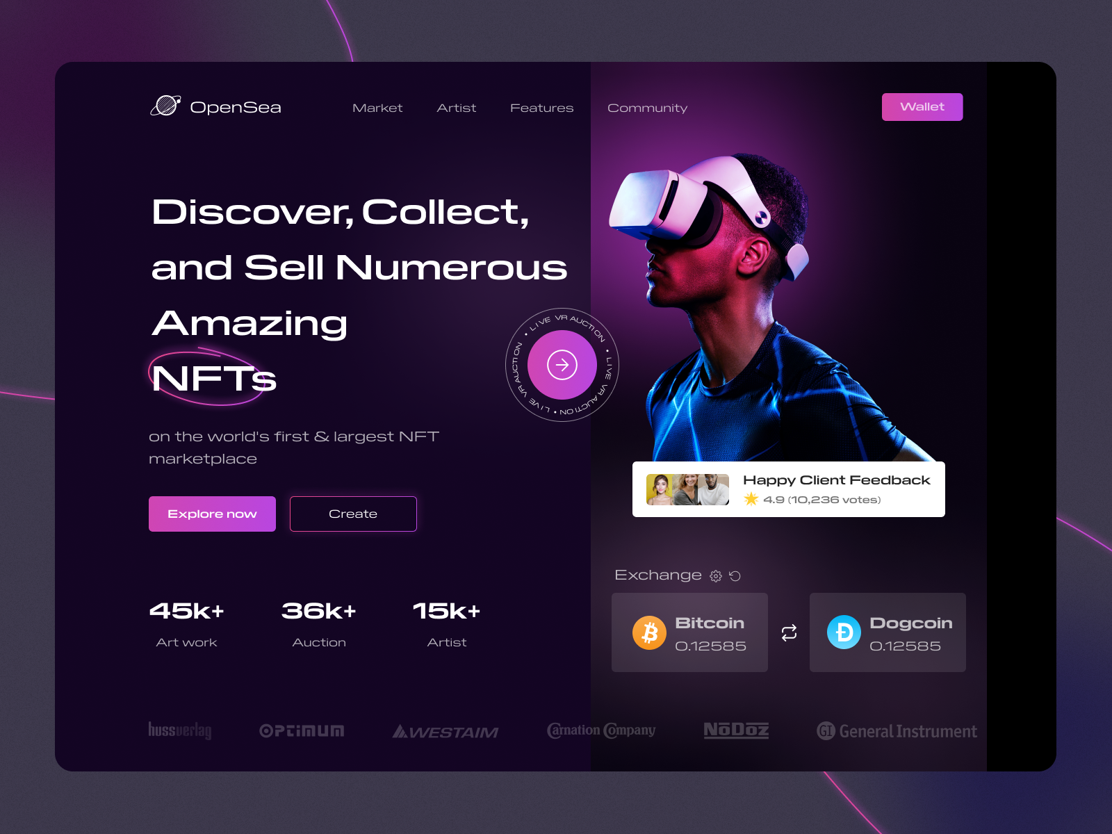 NFT Marketplace Website by MindInventory UI/UX for MindInventory on ...