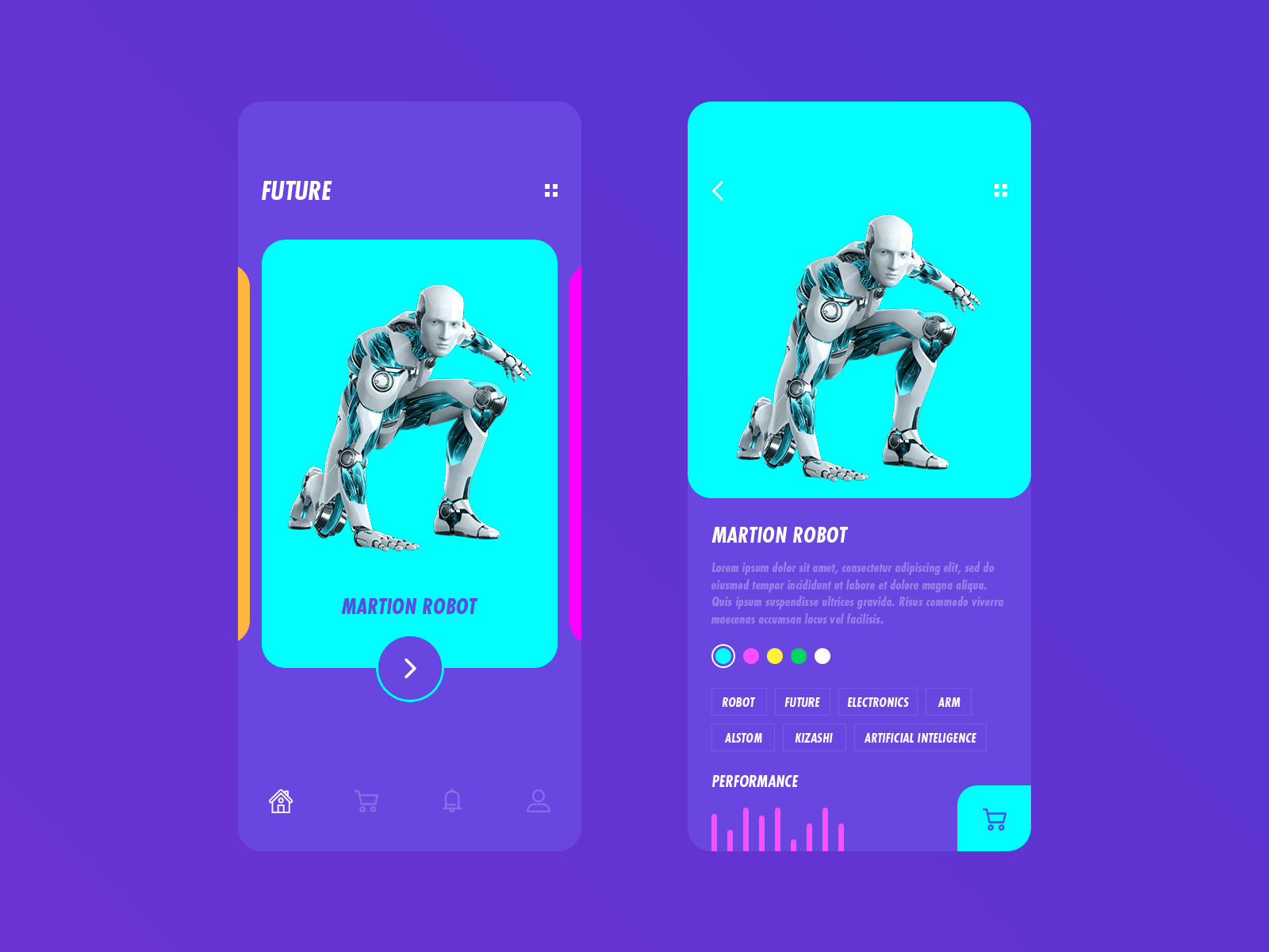 Future Robot by MindInventory UI/UX for MindInventory on Dribbble