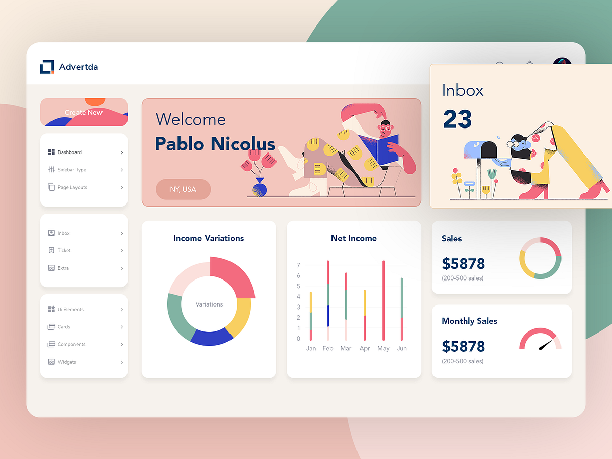 Dashboard design by MindInventory UI/UX for MindInventory on Dribbble