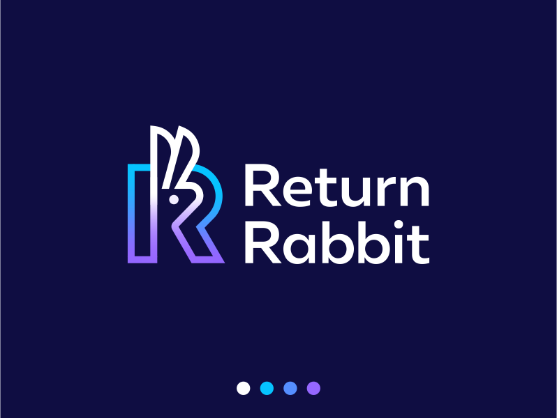 Return Rabbit Logo concept by Vadim Korotkov Logo Design on Dribbble