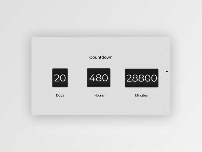 Flip Countdown By Aadil Sajid On Dribbble 