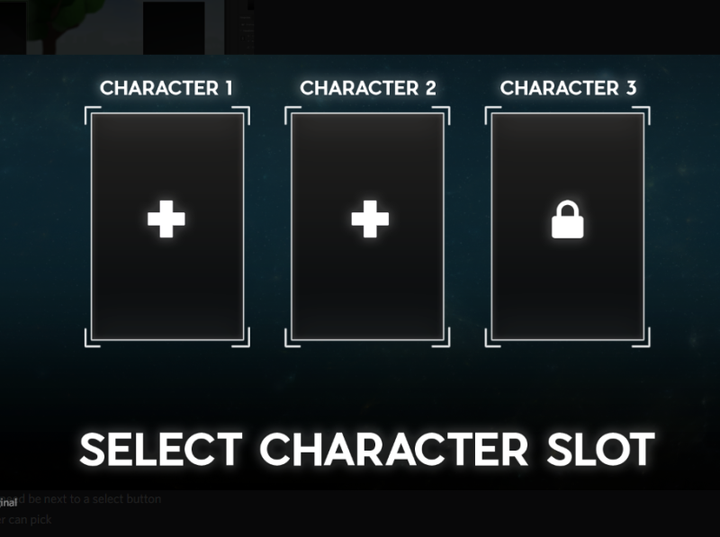 Character Selection Menu ( Commision ) by Barbu Cristian Laurentiu on ...