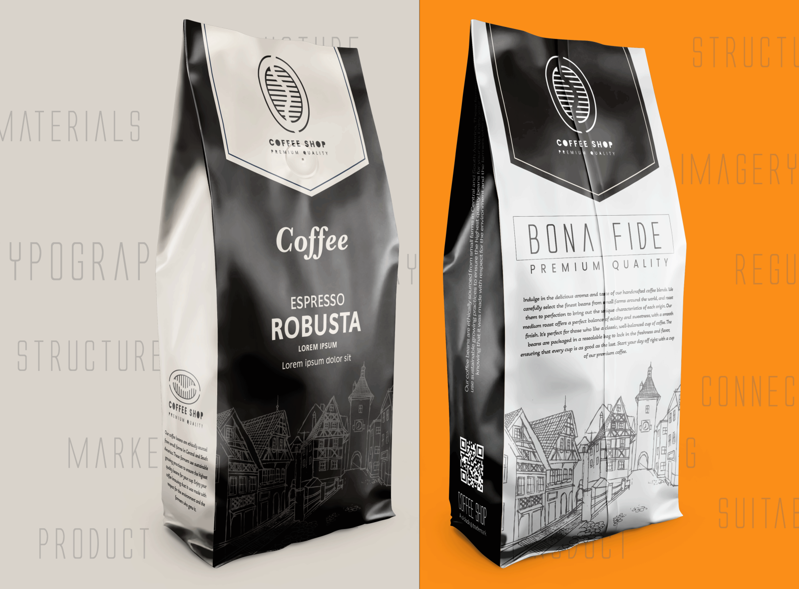 Packaging design for Robusta coffee - 1000 gms pack by El eStudio LLC ...