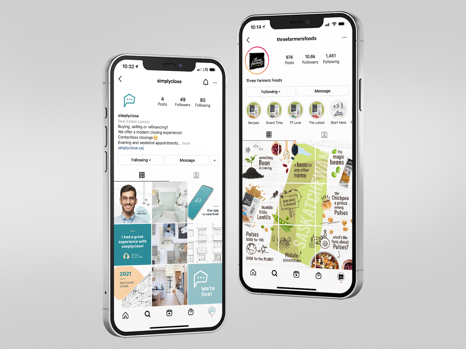 Social Media 9-Grid Layout & Design by Darkroast.co on Dribbble