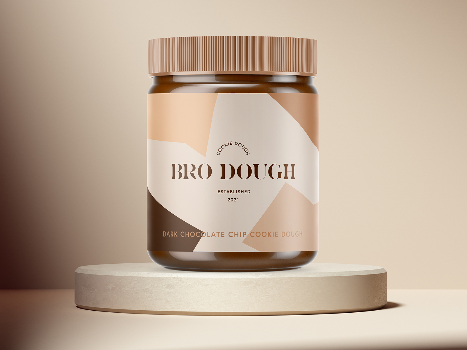Minimalist Consumer Package Jar Design by Darkroast.co on Dribbble