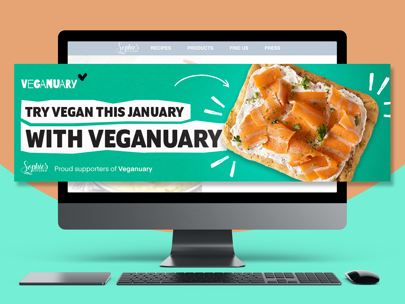 Promotional Website Graphics for Food Company by Darkroast.co on Dribbble