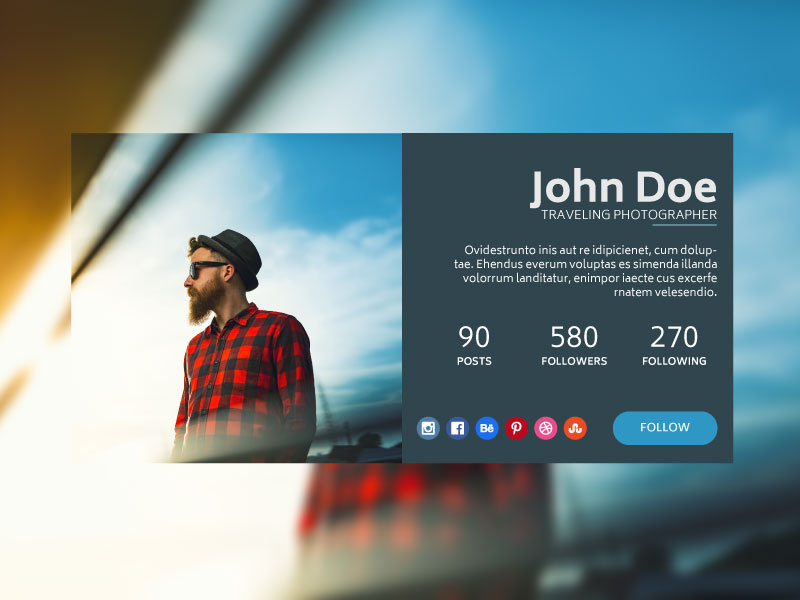 Day 6 Profile by Gabriel Lantigua on Dribbble