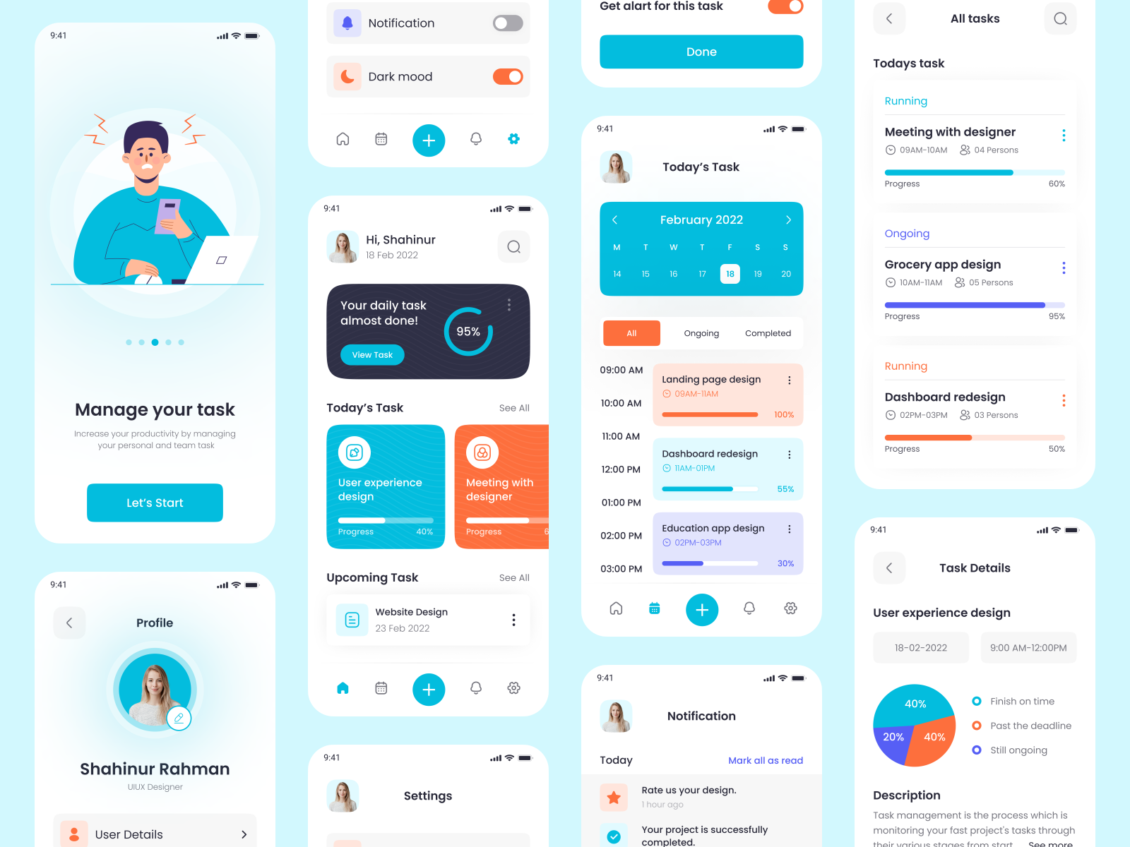 Task Management Mobile App by Shahinur Rahman for Devignedge Design ...