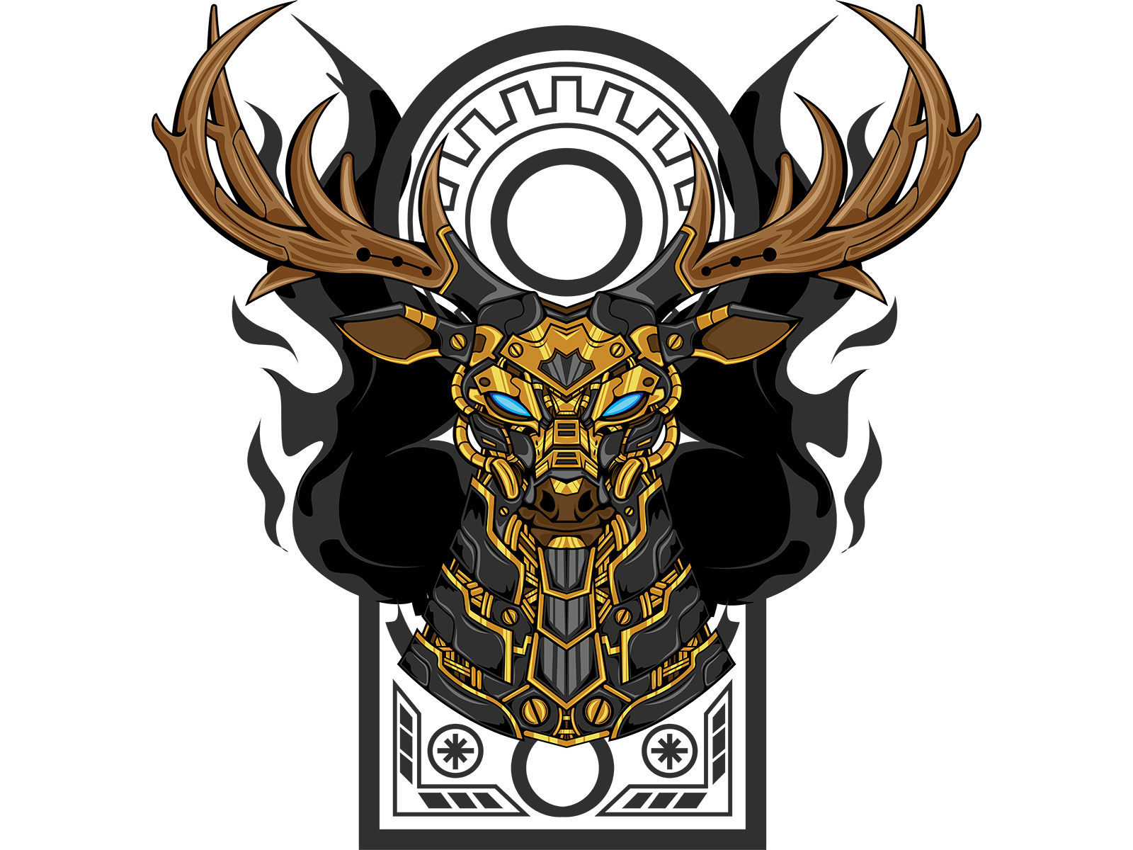 Mechanical Deer V3 by Sticky Bolts on Dribbble