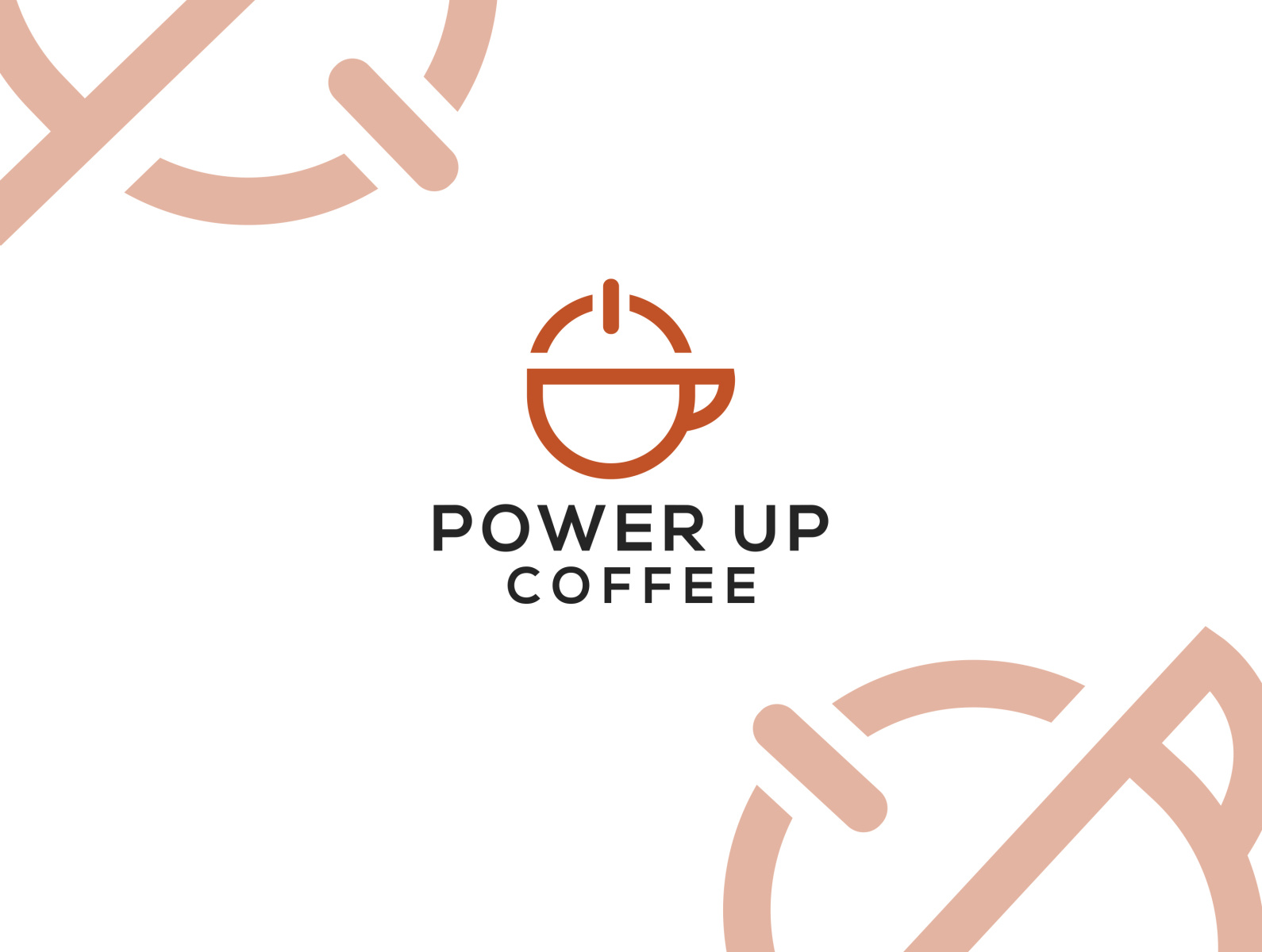 POWER UP COFFEE LOGO DESIGN FOR A COFFEE COMPANY by syed riaz on Dribbble