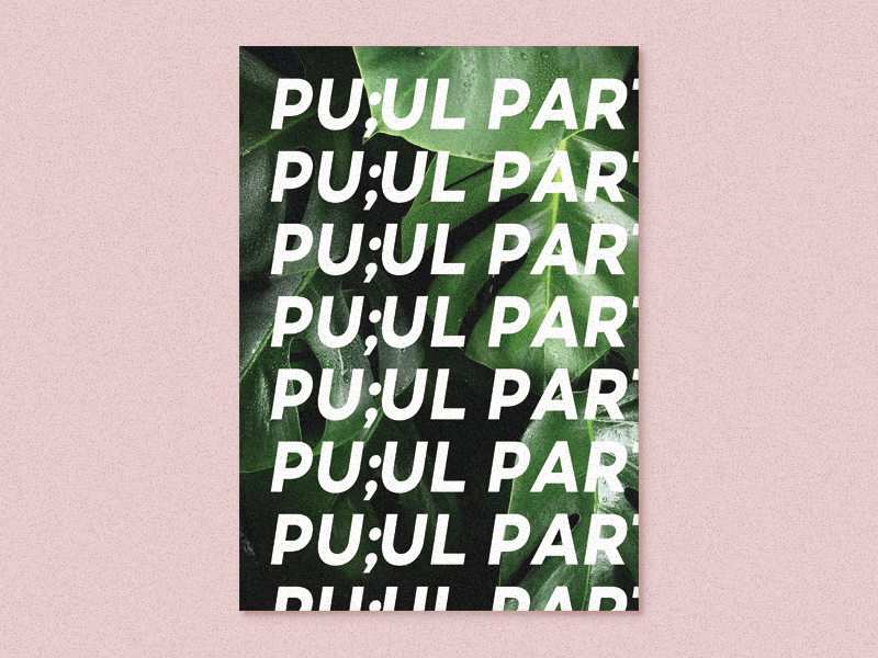 Pu;ulparty Poster by yeni on Dribbble
