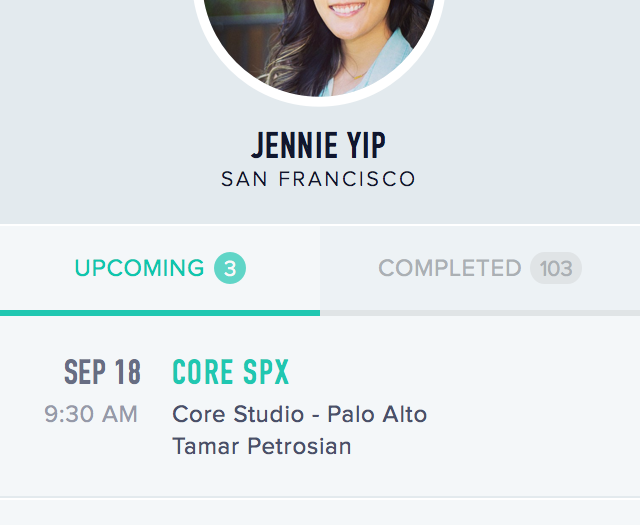 Classpass Mobile UI Concept by jennie § yip on Dribbble