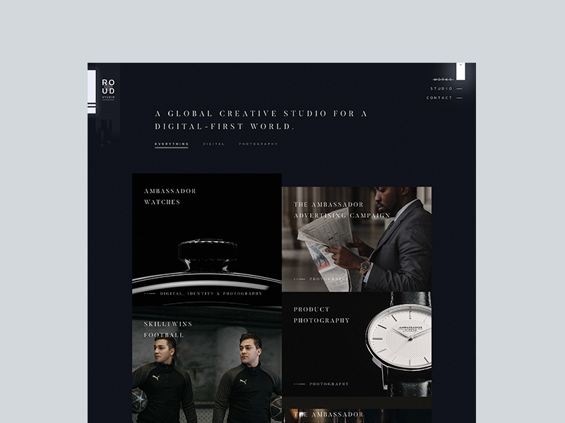 Project Listing Page Design by Roud Studio on Dribbble
