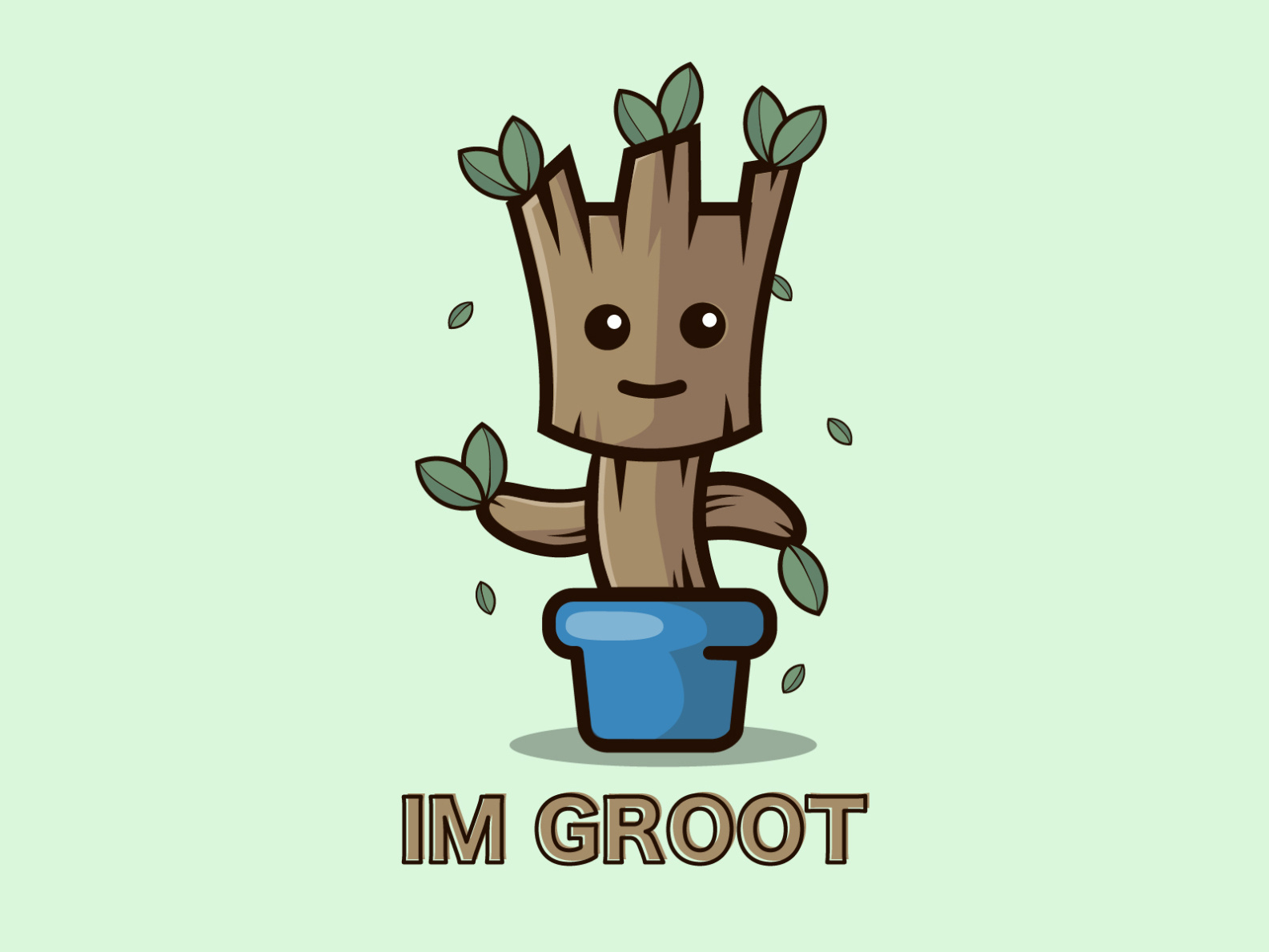 IM GROOT (MARVEL) by roni Hosman on Dribbble