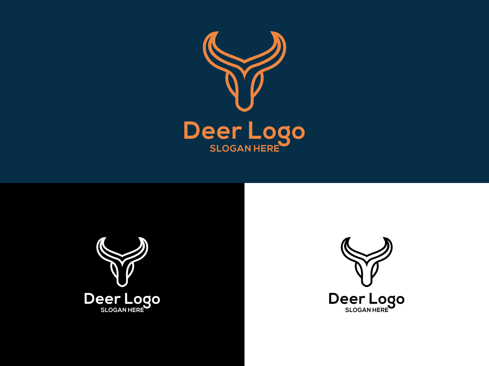 DEER LOGO by ALGAZLAN on Dribbble