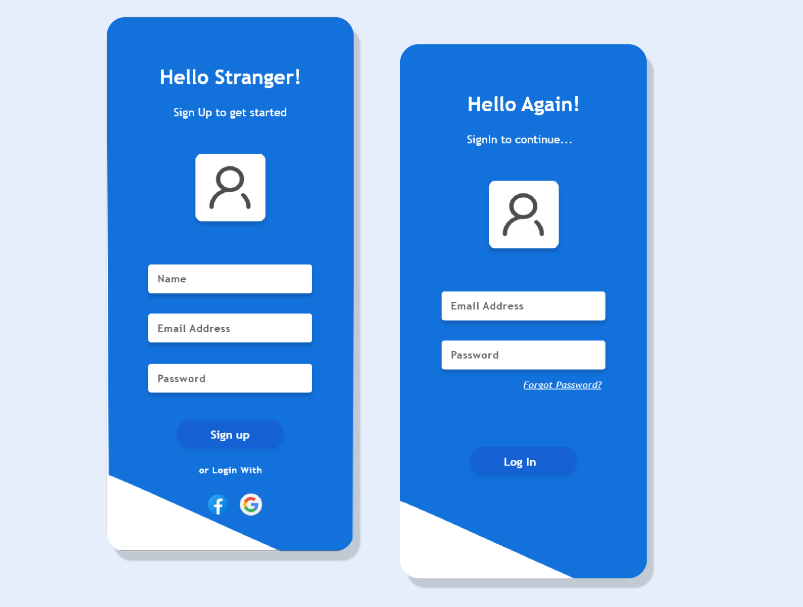 Dribbble - Login Frame.png by Sharmila Stephen