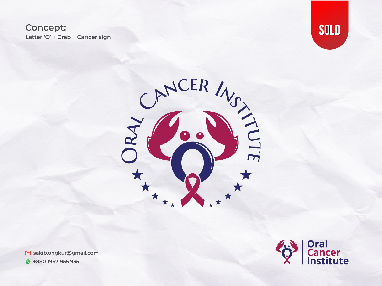 Oral Cancer Logo by Studiot IT on Dribbble