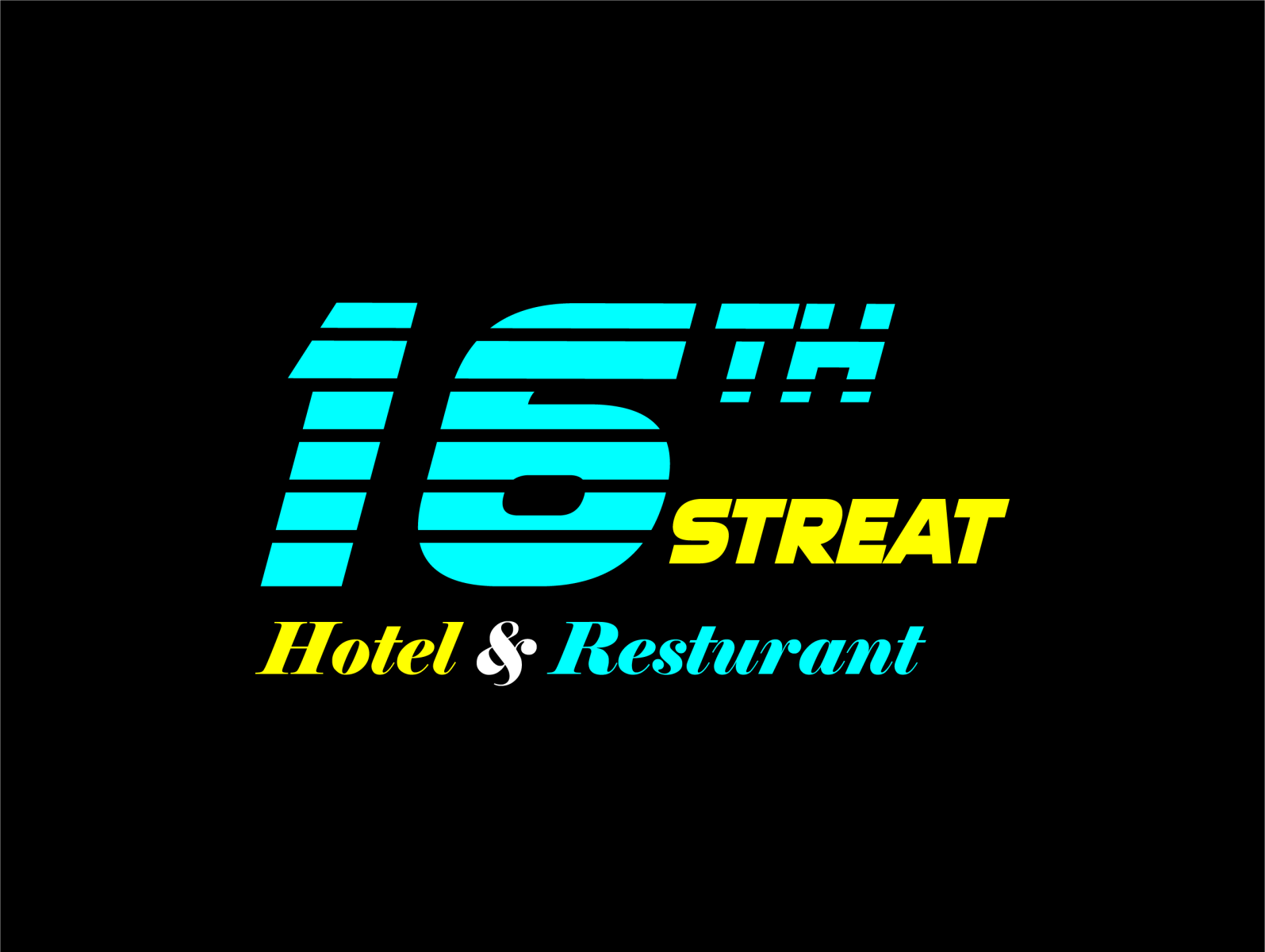 16th Streat | Minimal Logo | Logo Design by Abdullah Randhawa on Dribbble