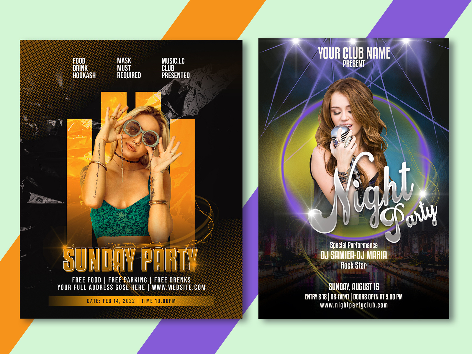 Party Flyer Design by Firoja Akther Rita on Dribbble