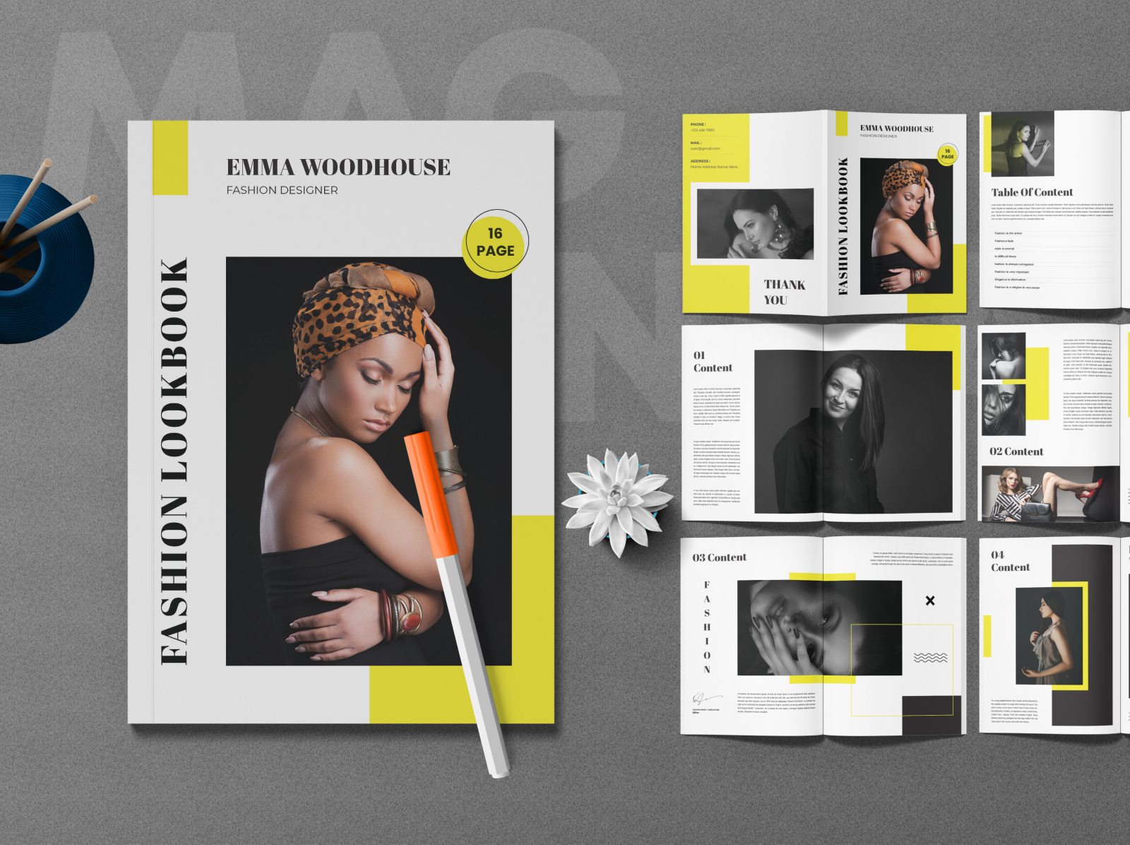 Fashion Magazine by FabulousTemplates on Dribbble