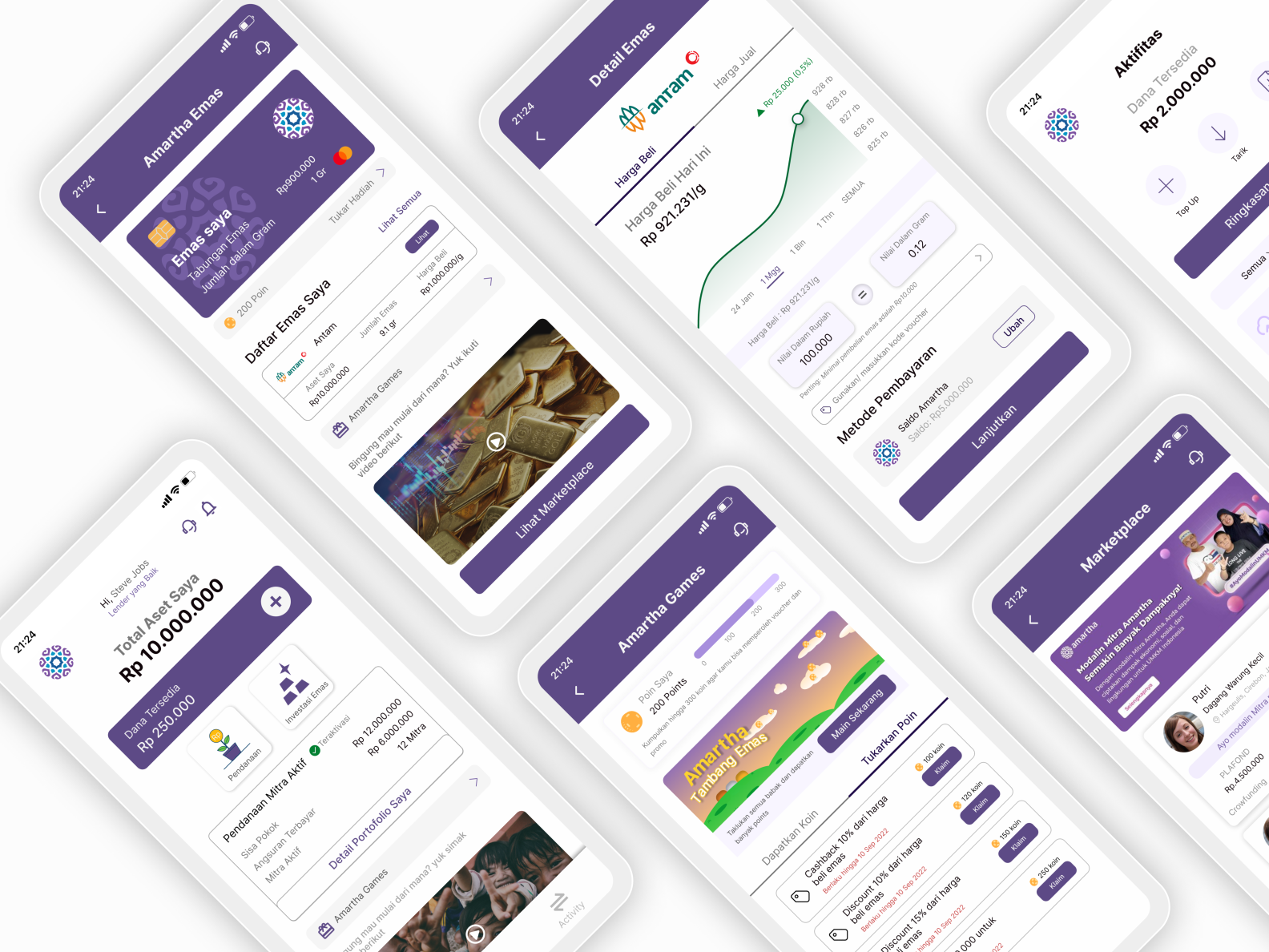 Gold Investment - Amartha Mobile App by Muhammad Fadhil on Dribbble