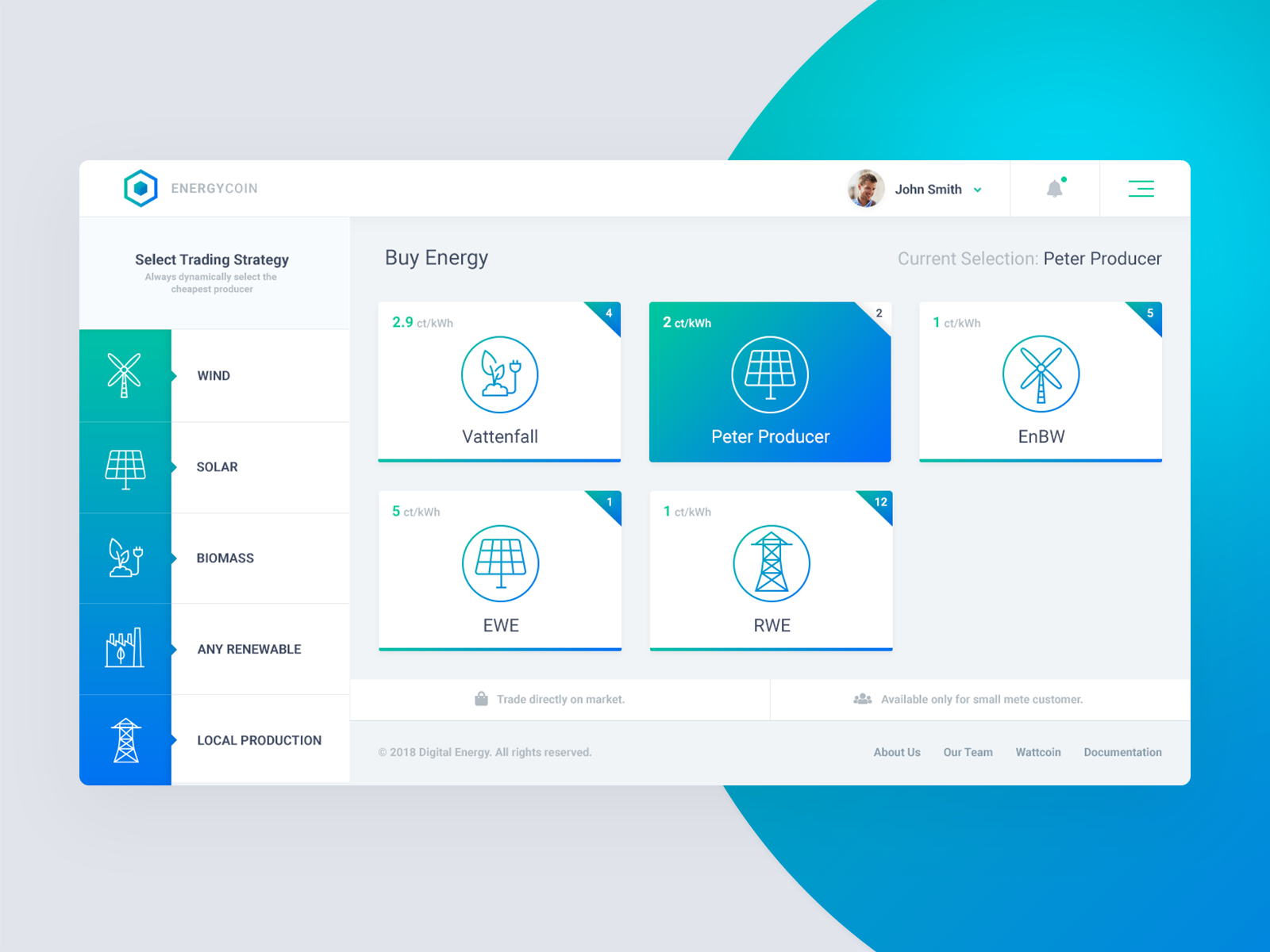 Energy Trading Company – Inner by Andrey Gavrilov on Dribbble