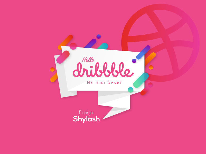 Hello Dribbble by Novi raj on Dribbble