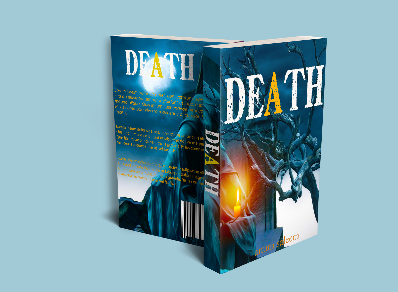 book cover by Anumm Saleem on Dribbble