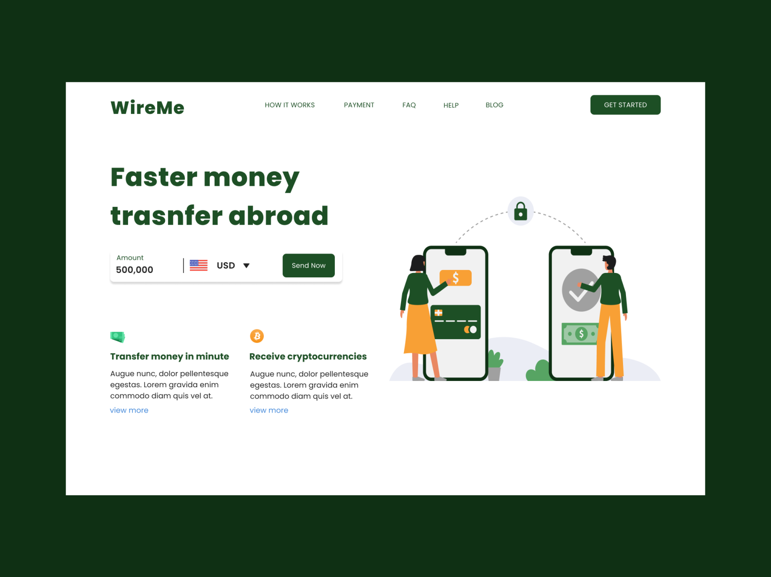 Fin Tech Landing Page by Obanijesu Ajayi on Dribbble