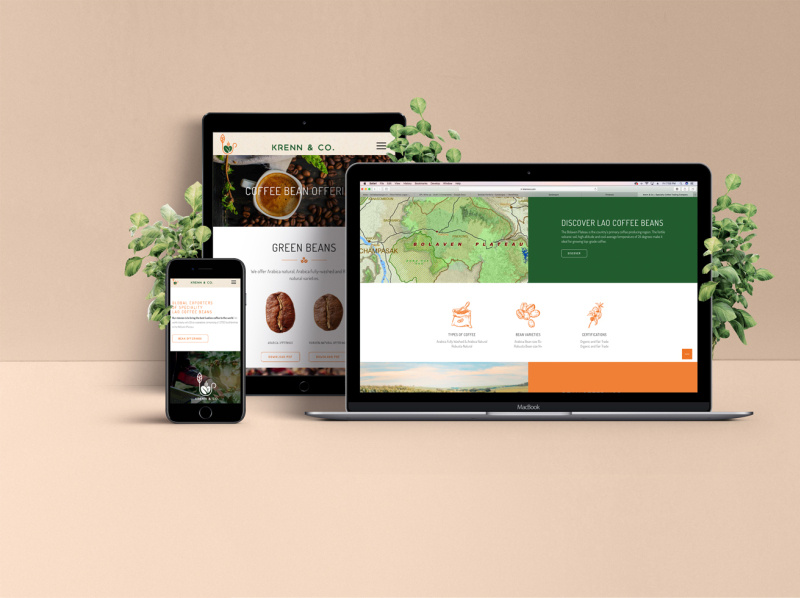 UI design for Krenn Co by Brinda shah on Dribbble