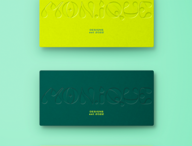 Mon.ique Designs Logo Design by Ashleigh Monique Huntley on Dribbble