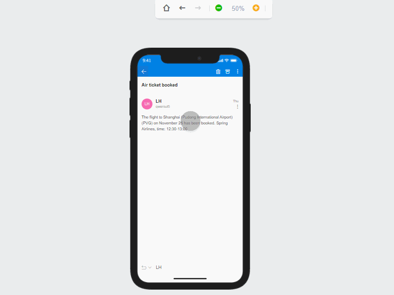 Free Email App Template by Mockplus on Dribbble