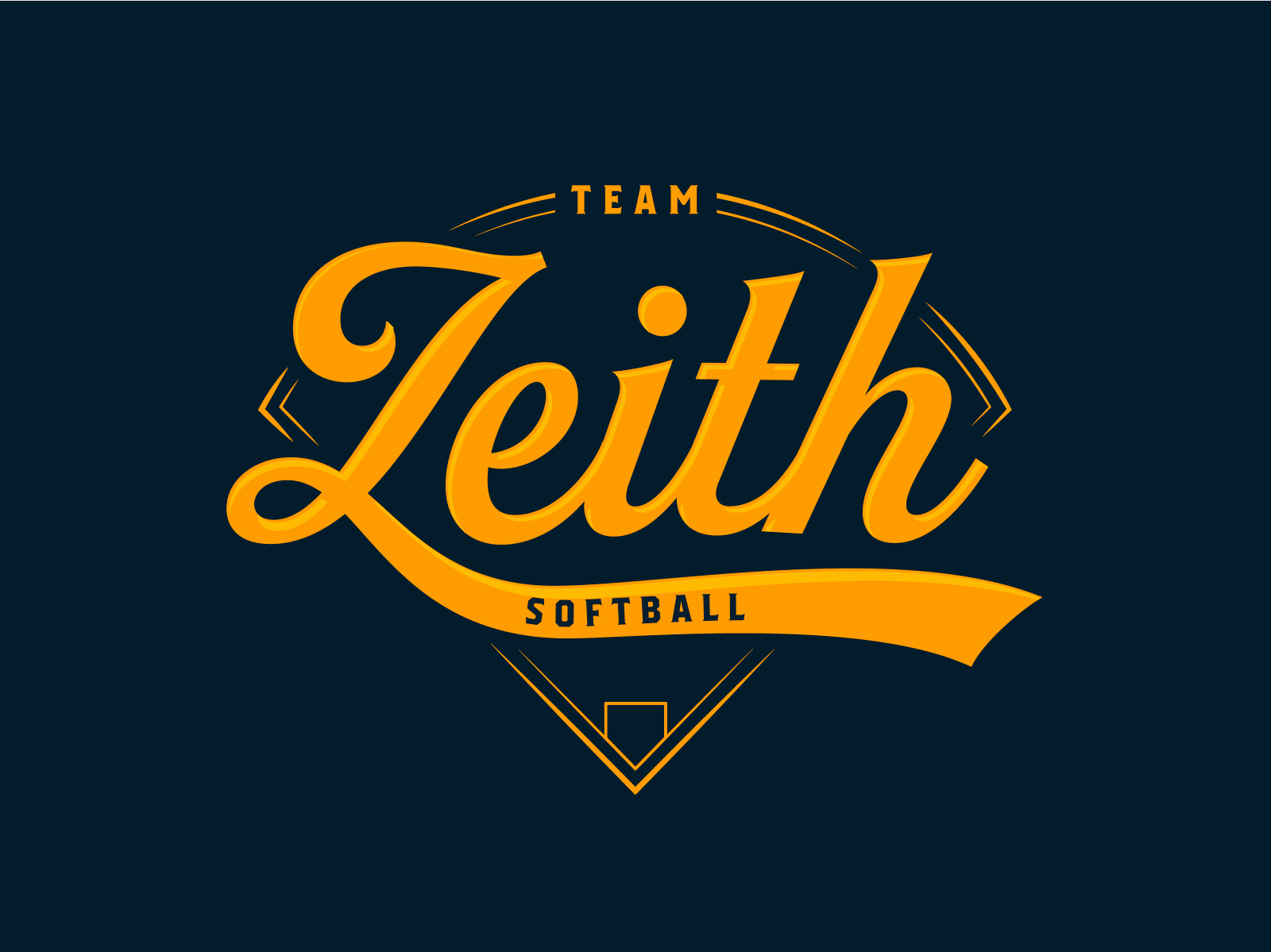 Leith Softball Logo by Scott Dawson on Dribbble