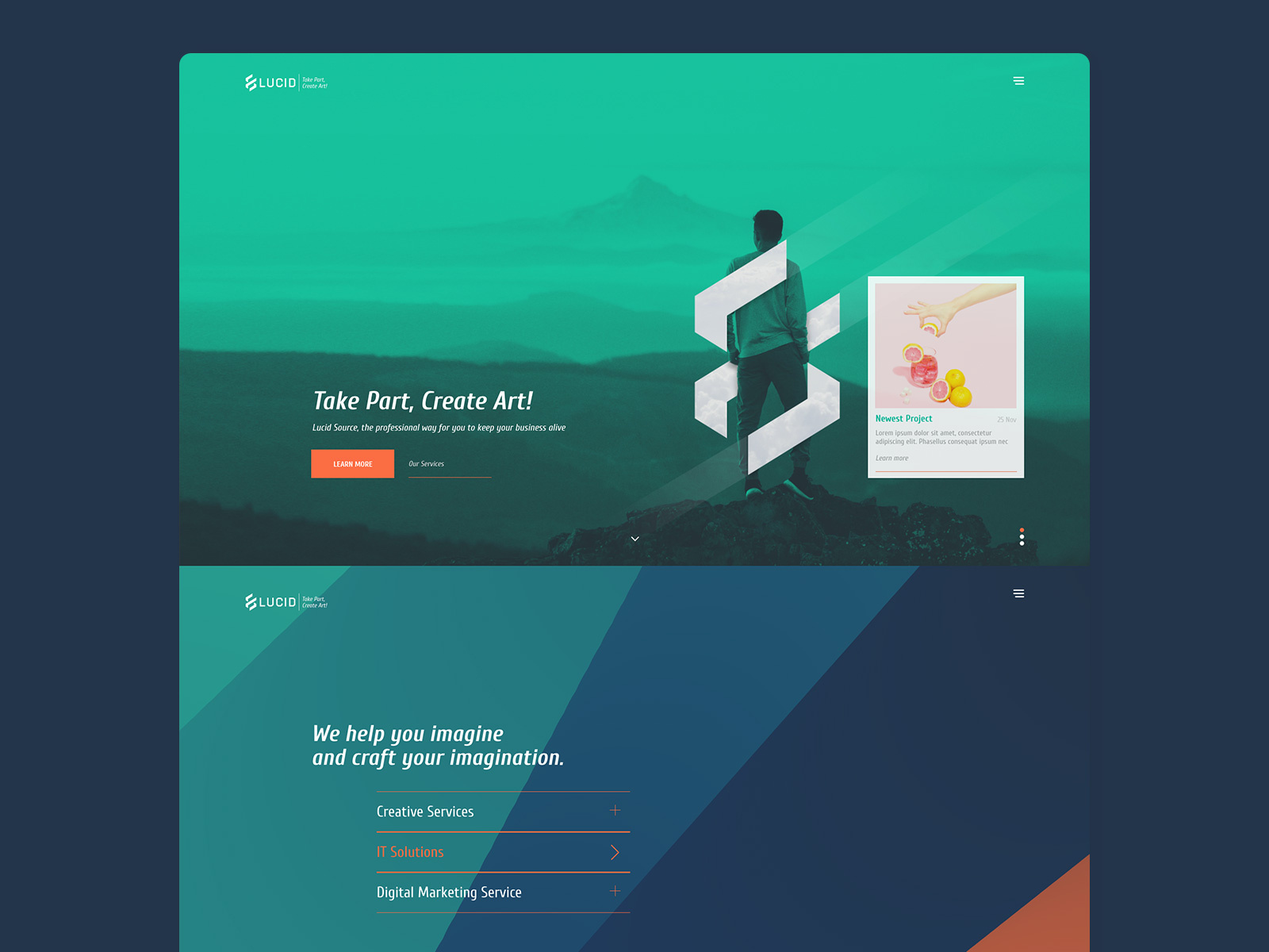 Lucid Website Design by Saad Salim on Dribbble