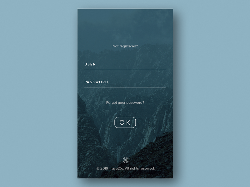 Daily UI #001 – Sign Up by Marcelo de Castro on Dribbble