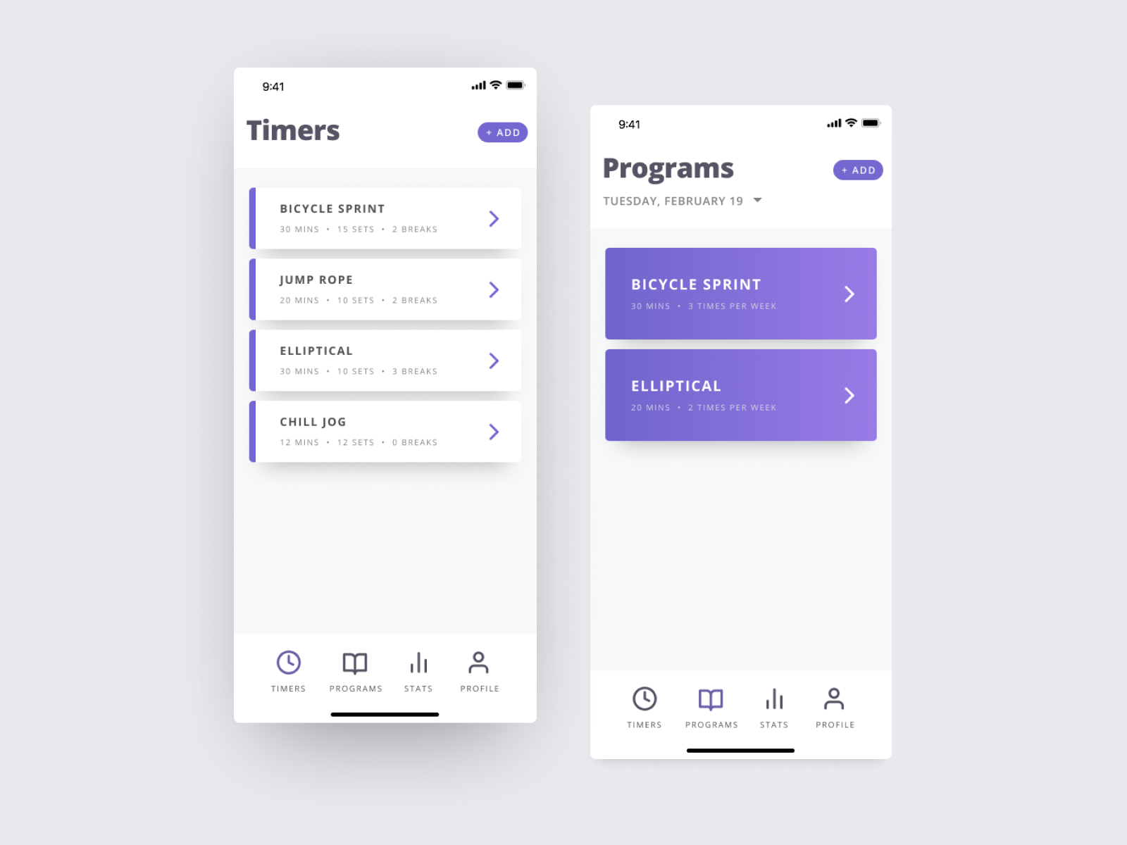 Hiit Timer by Matti Scherzinger on Dribbble