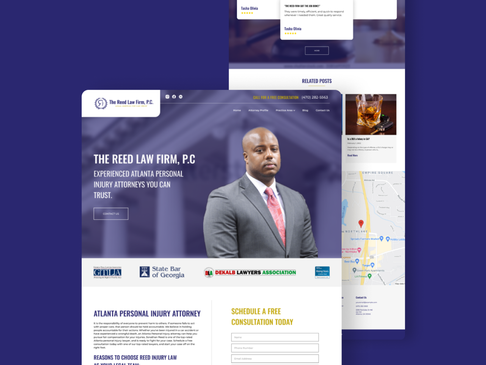 Law Firm Website UI UX Design by Muhammad Abu Huraira on Dribbble