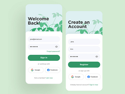 Plant App UI by Jane Kim on Dribbble
