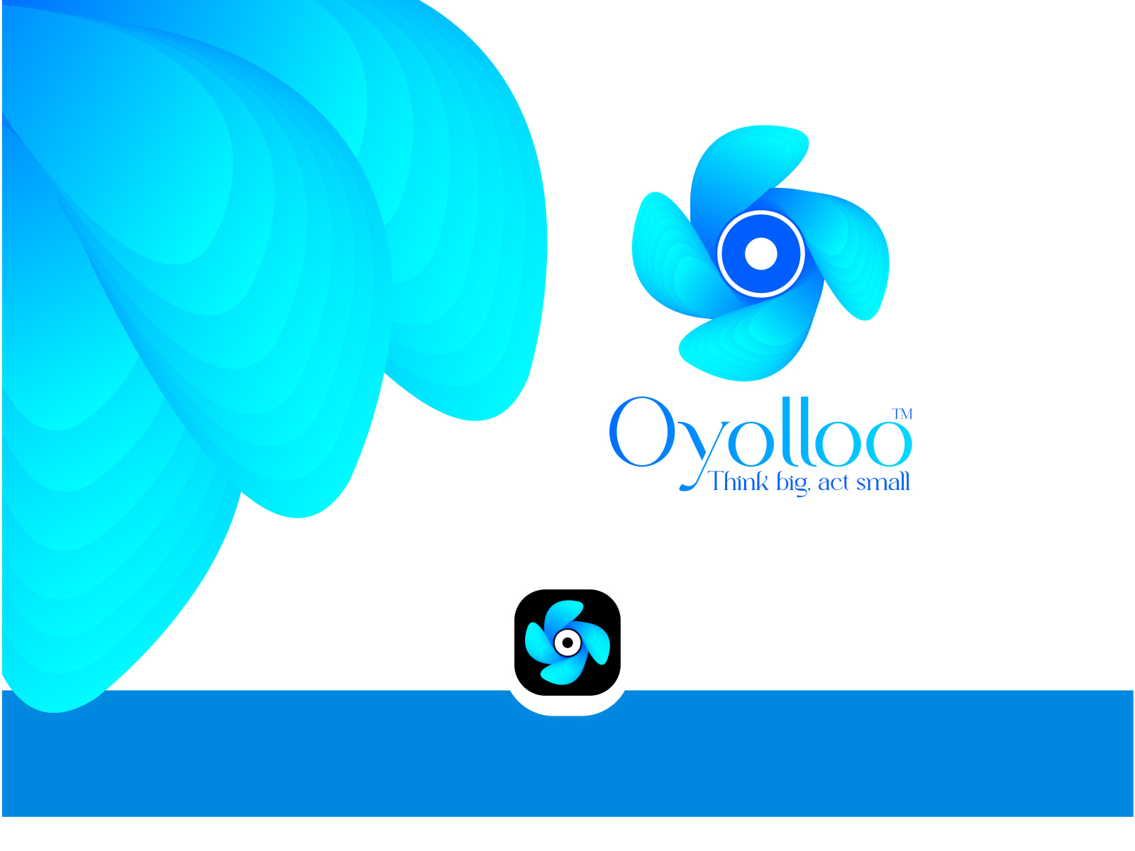 O modern logo by Habibur on Dribbble