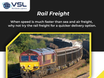 Rail Freight shipping by VSL Logistics on Dribbble